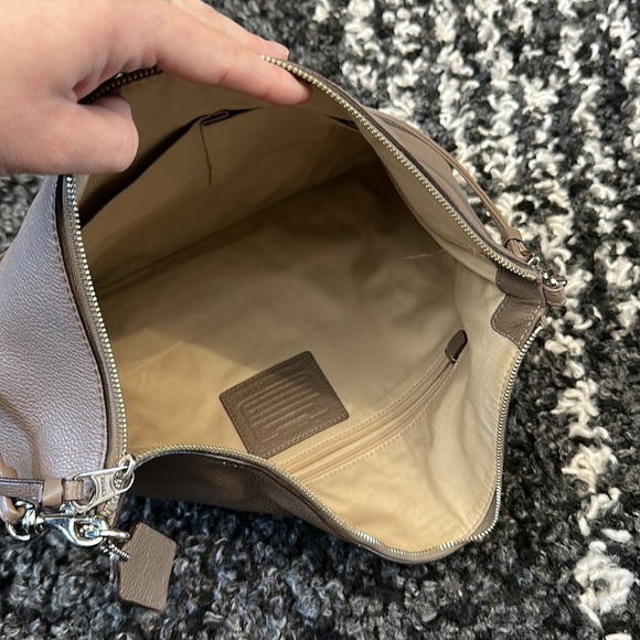 Coach | Bags | Coach Mushroom Color Flat Crossbody Style 2946 | Poshmark